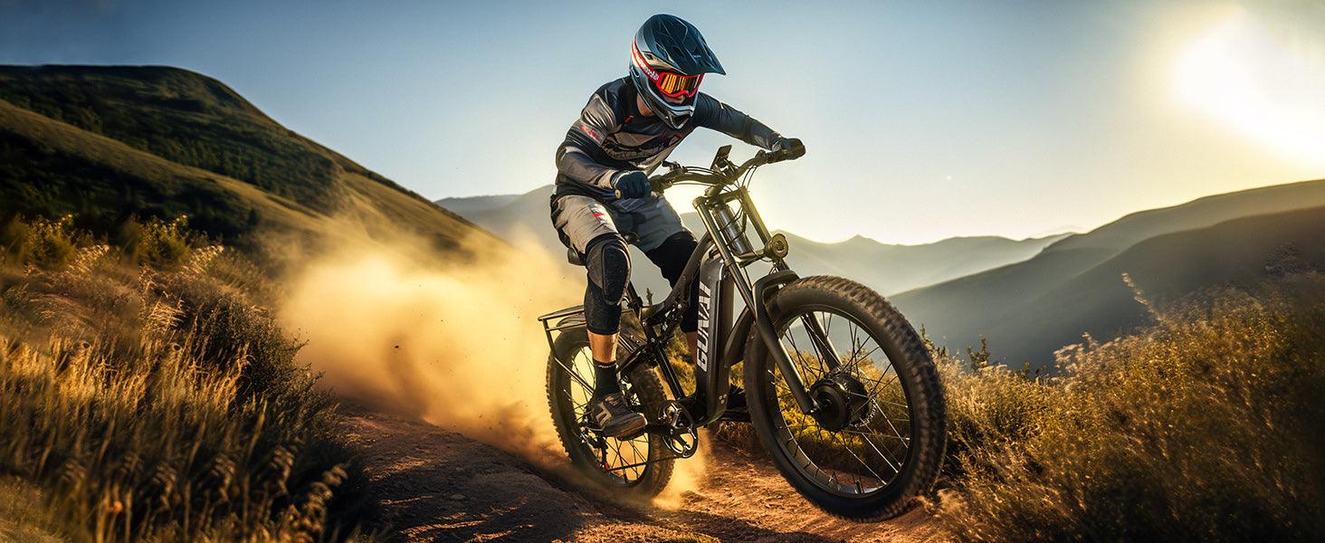 The Ultimate Off-Road 2000W Dual MotorElectric Bike-GUNAI GN68